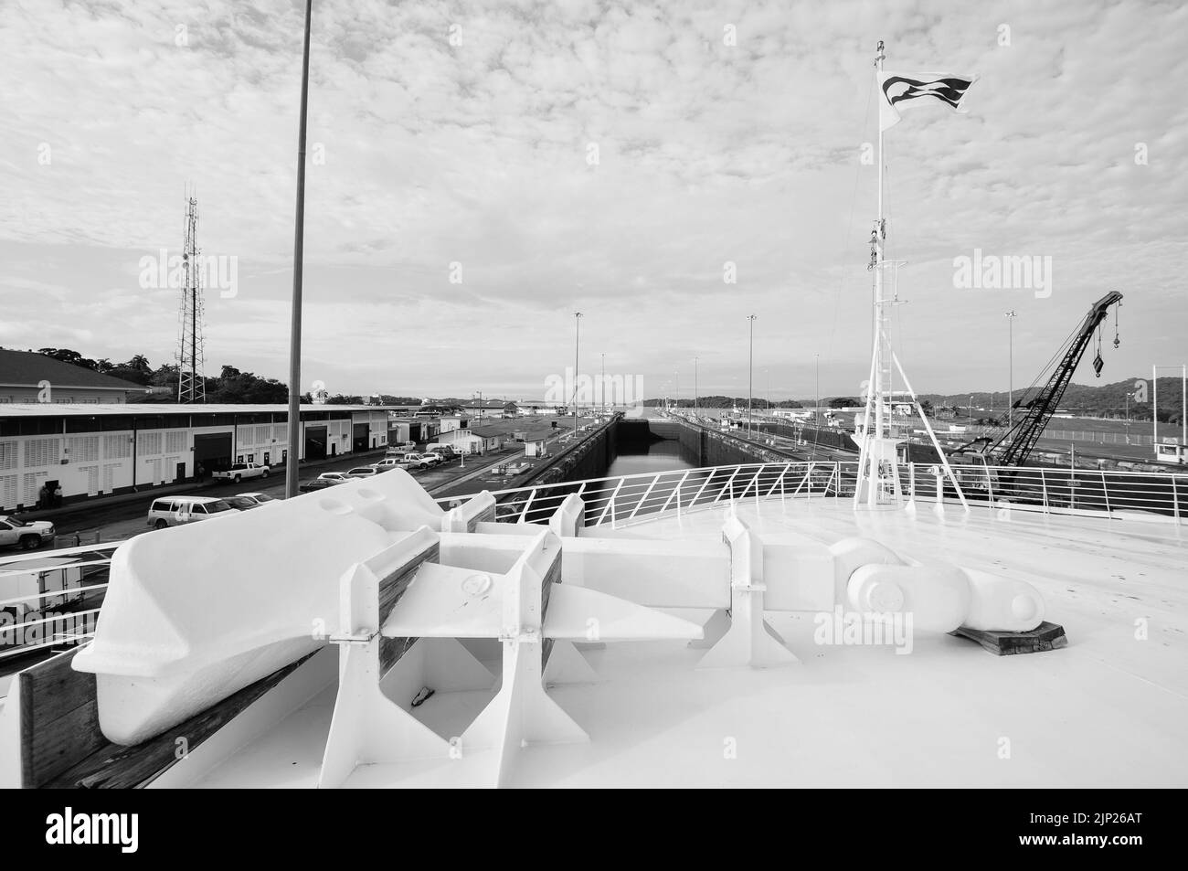 Sea Princess transmitting the Panama Canal Stock Photo - Alamy