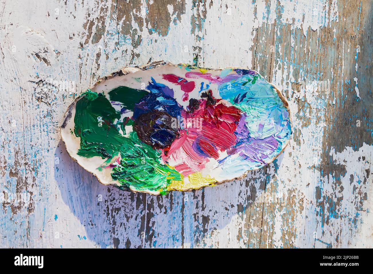 Messy Paint Palette