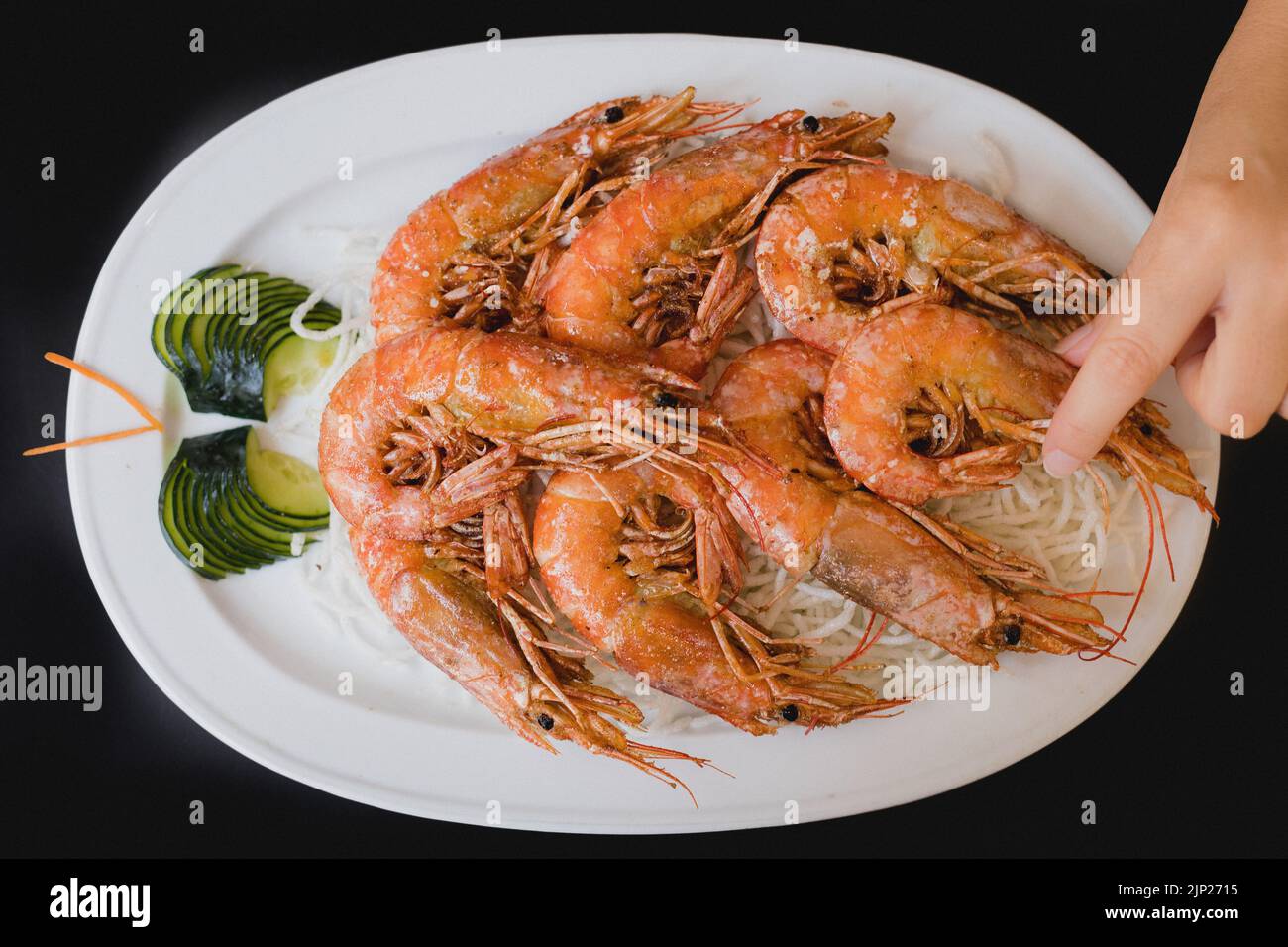 finger food, shrimp, served, finger foods, shrimps, serveds Stock Photo ...