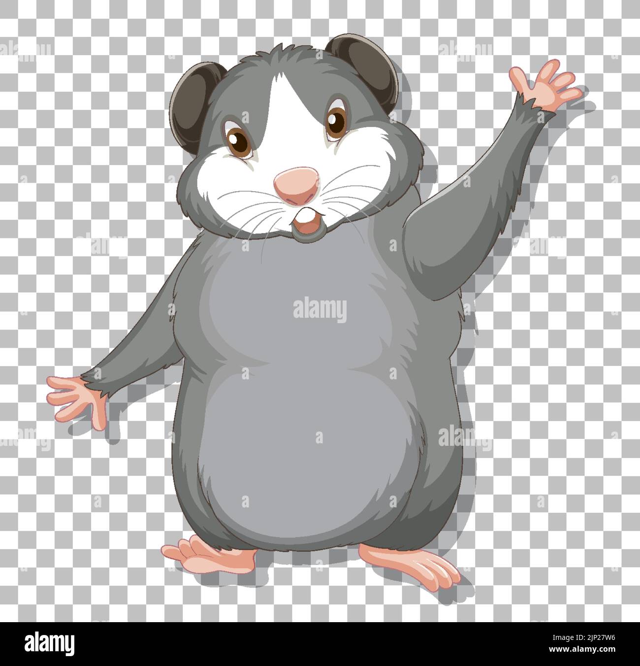Hamster in cartoon style illustration Stock Vector Image & Art - Alamy