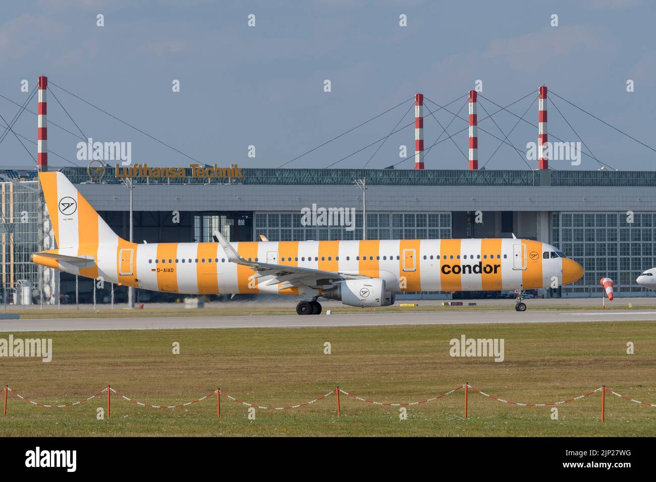 Condor Airbus A321-211 With The Aircraft Registration D-AIAD taxiing ...