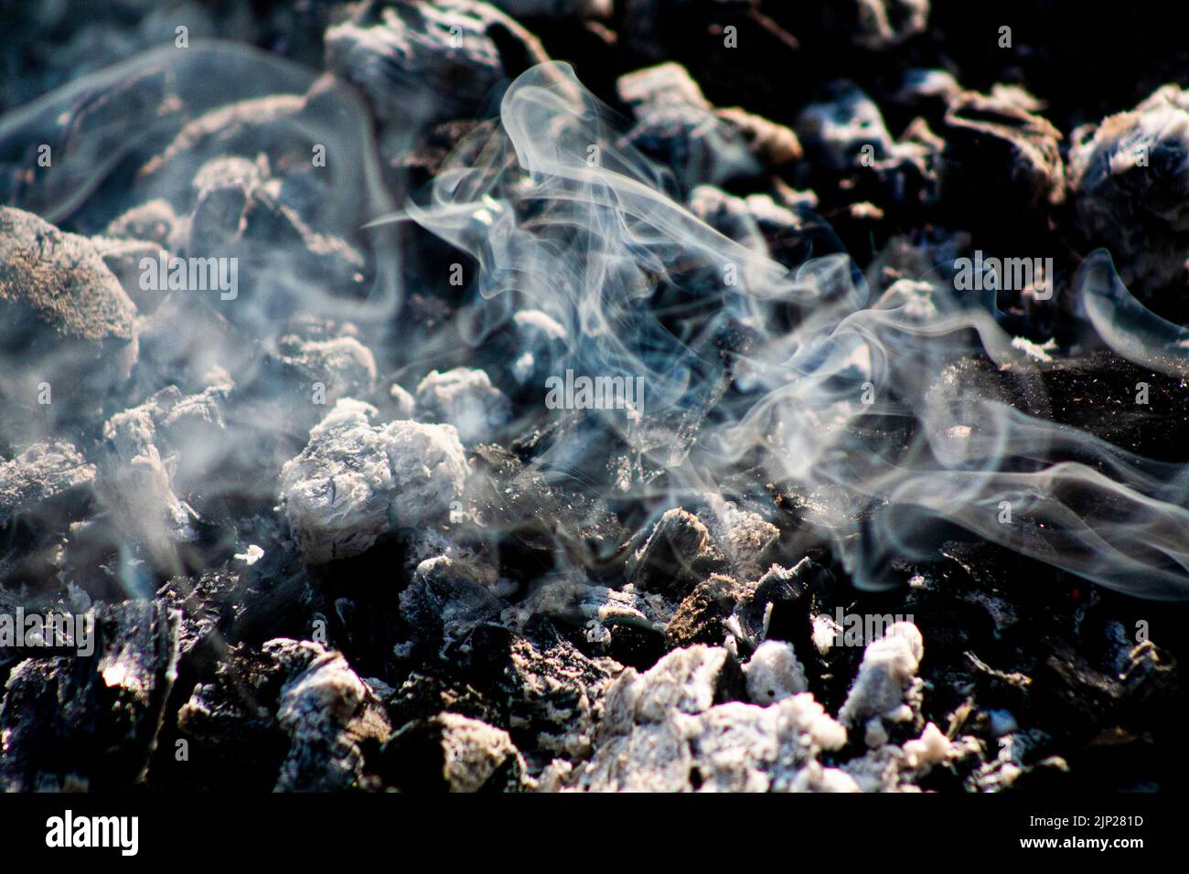 Smoky fire burning wood in hi-res stock photography and images - Alamy