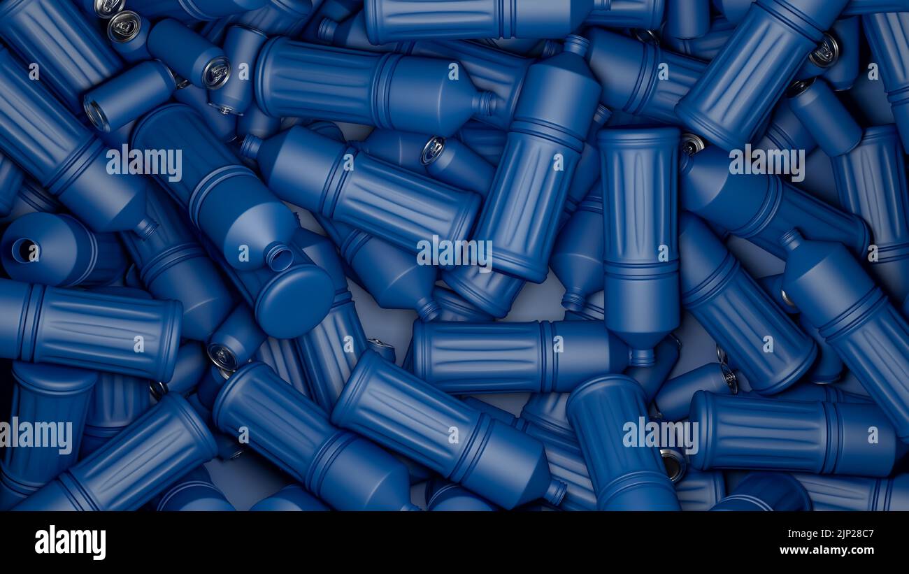 plastic, blue, waste, plastic bottle, plastics, synthetic, synthetic ...