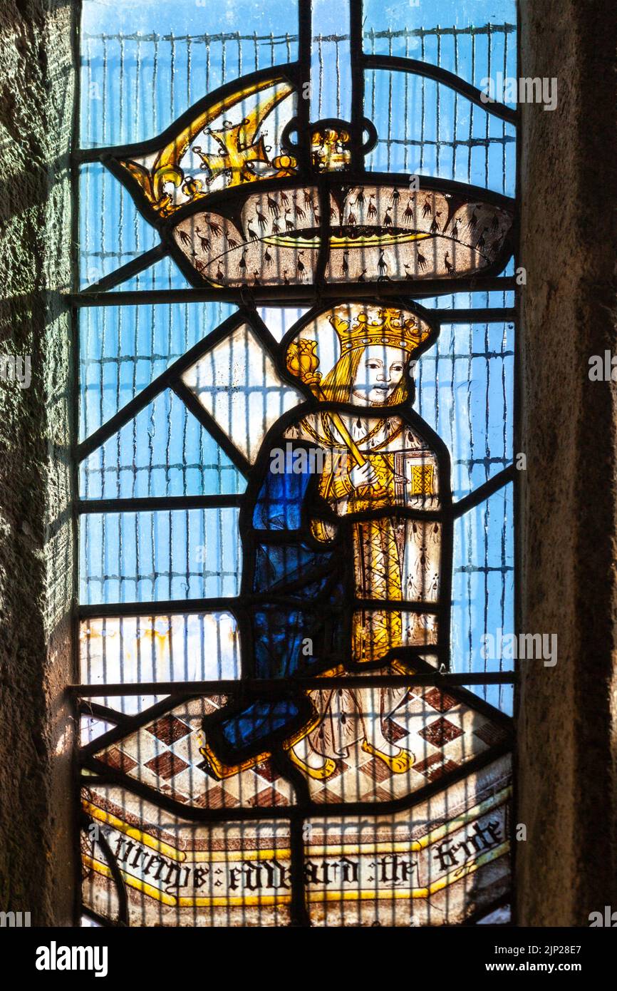 Stained glass window believed to depict Edward V aka John Evans - Evans ...