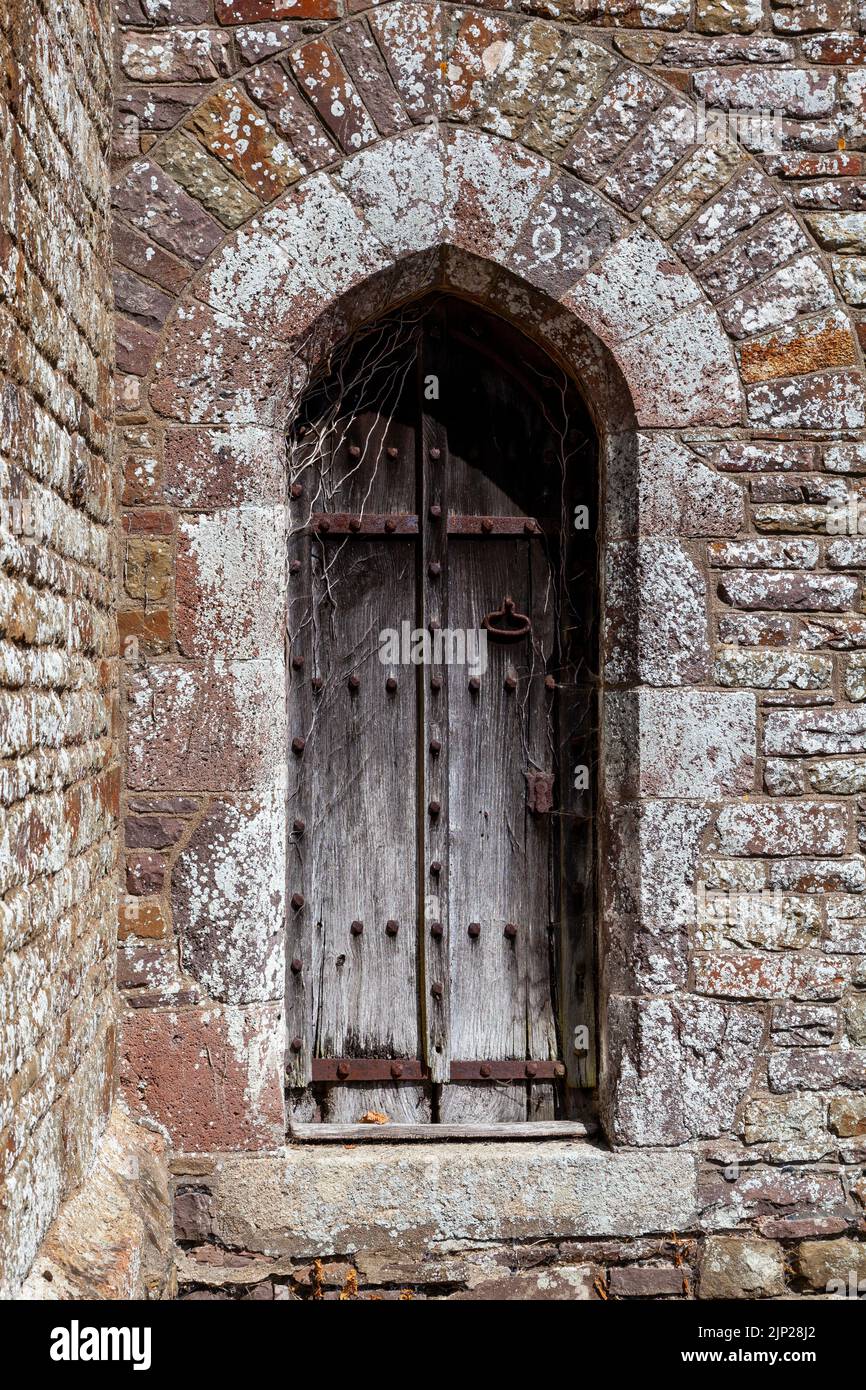 Exterior of St Matthew’s Church, Coldridge, Devon, England – believed ...