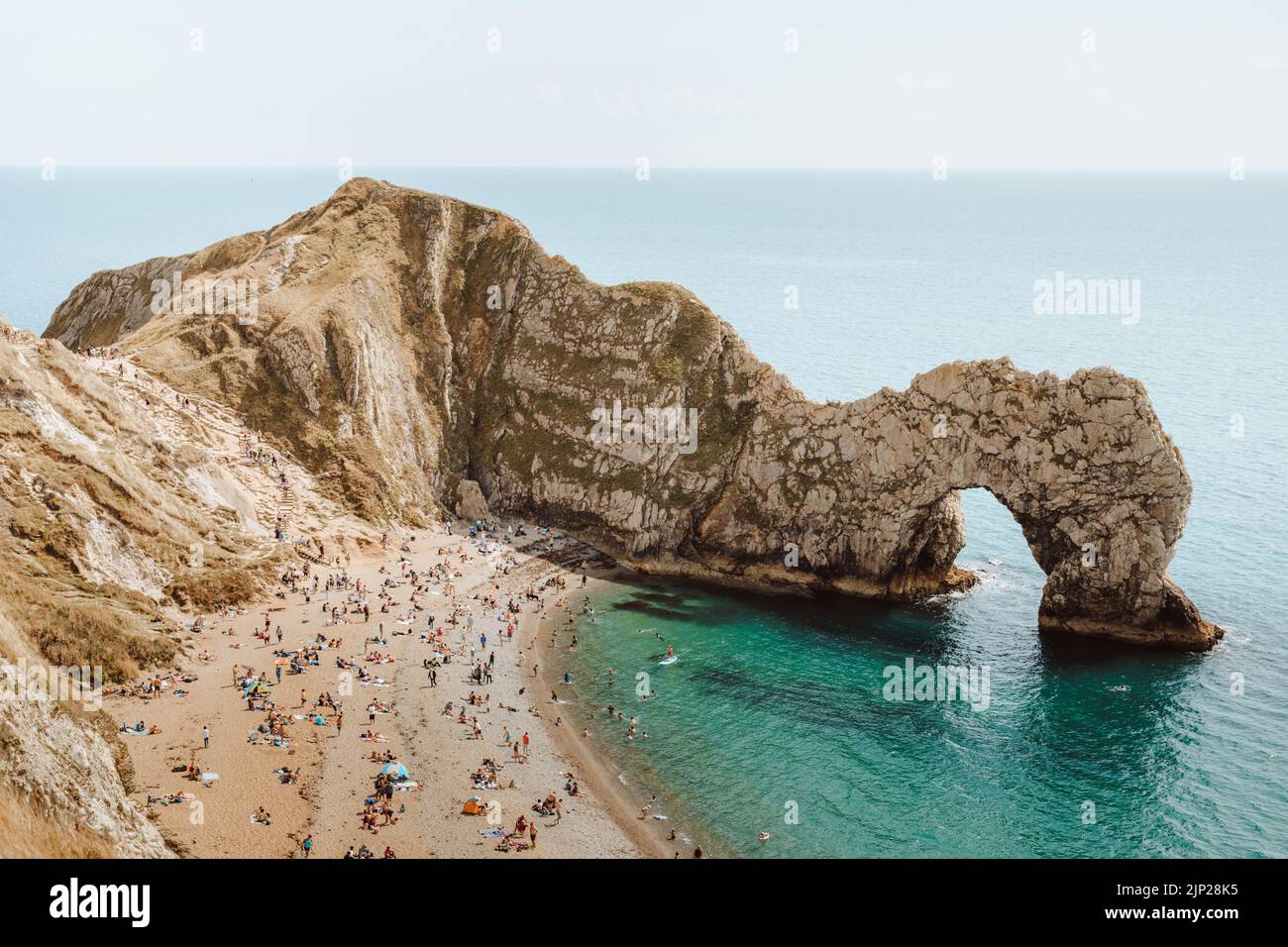 rocky, jurassic coast, rock bridge, durdle door, drohnenflug, rockies ...