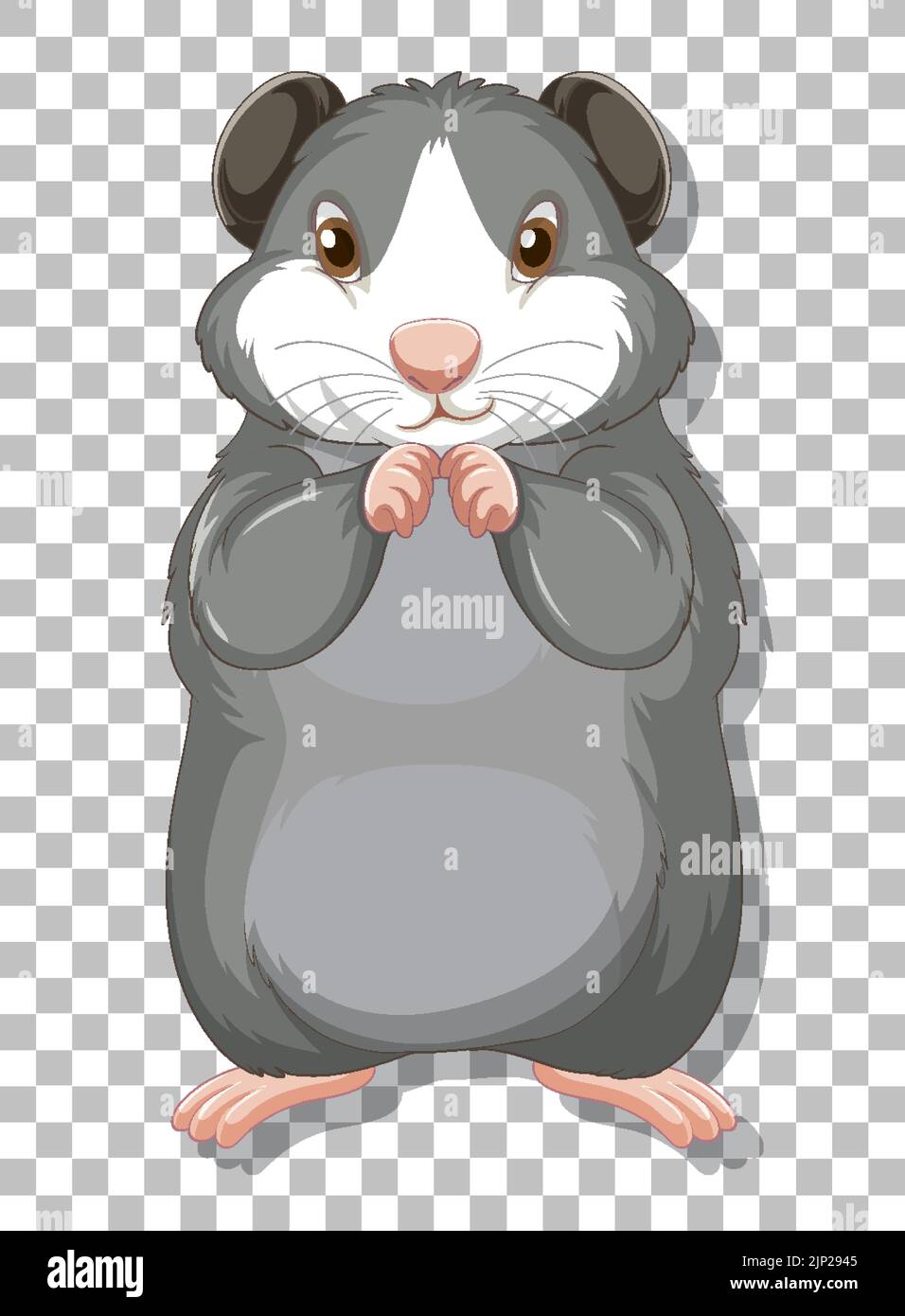 Hamster in cartoon style illustration Stock Vector Image & Art - Alamy