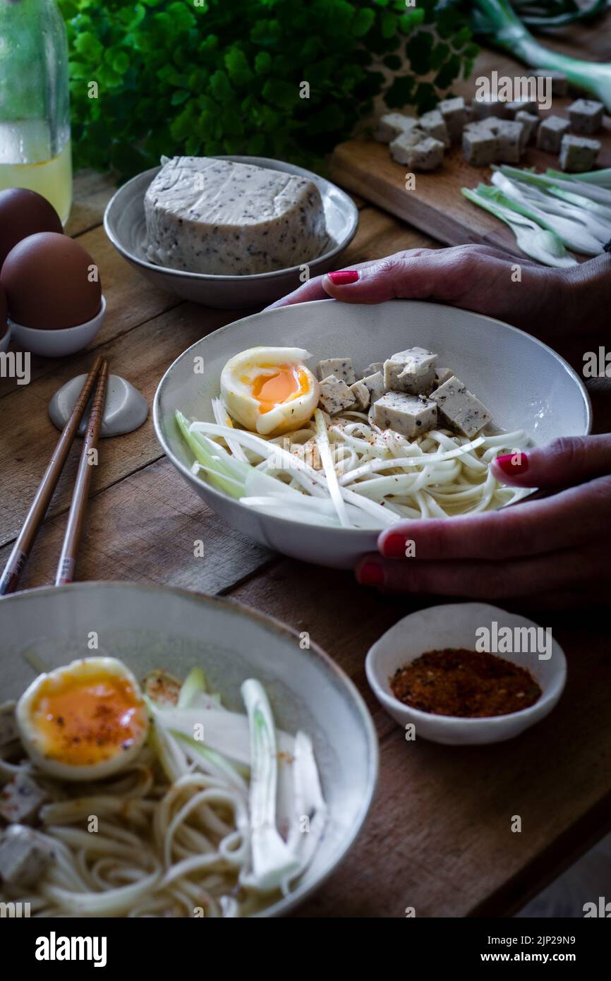 Tofu meals hi-res stock photography and images - Alamy
