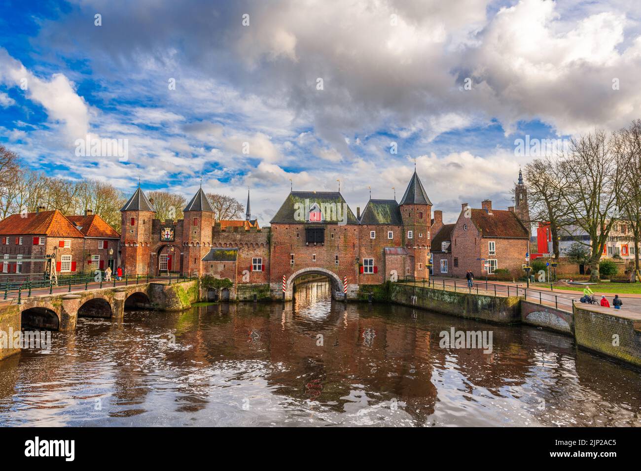 Amersfoort, Netherlands at the historic Koppelpoort in the afternoon ...