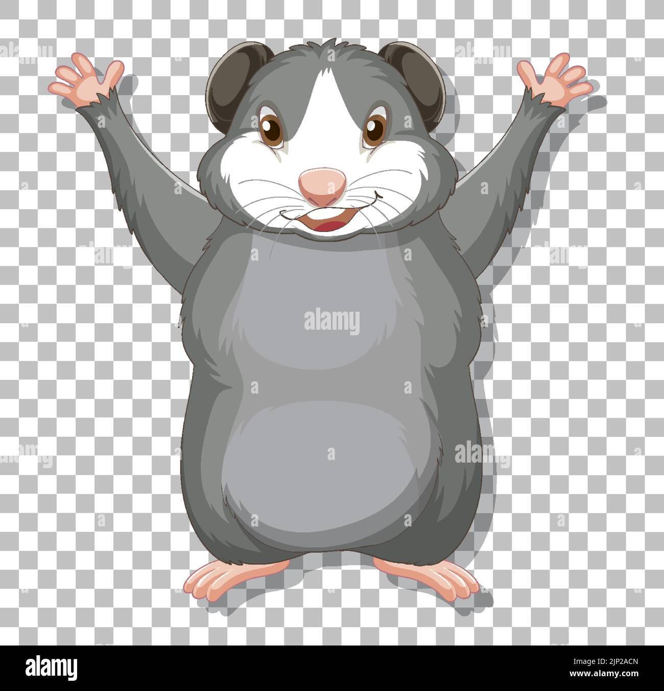 Hamster in cartoon style illustration Stock Vector Image & Art - Alamy