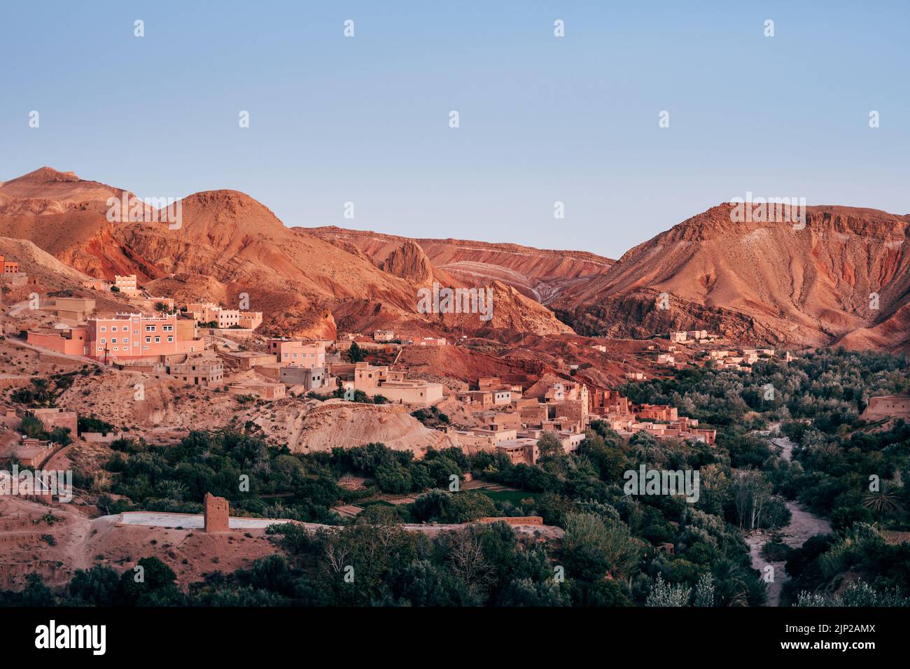 village, desert, mountains, morocco, villages, deserts, wüste, mountain ...