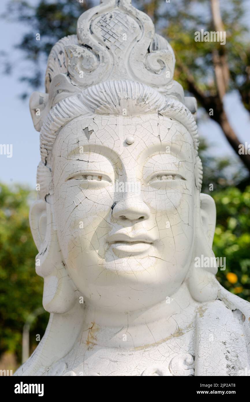 A white buddha statue in Kaohsiung City, Taiwan Stock Photo - Alamy