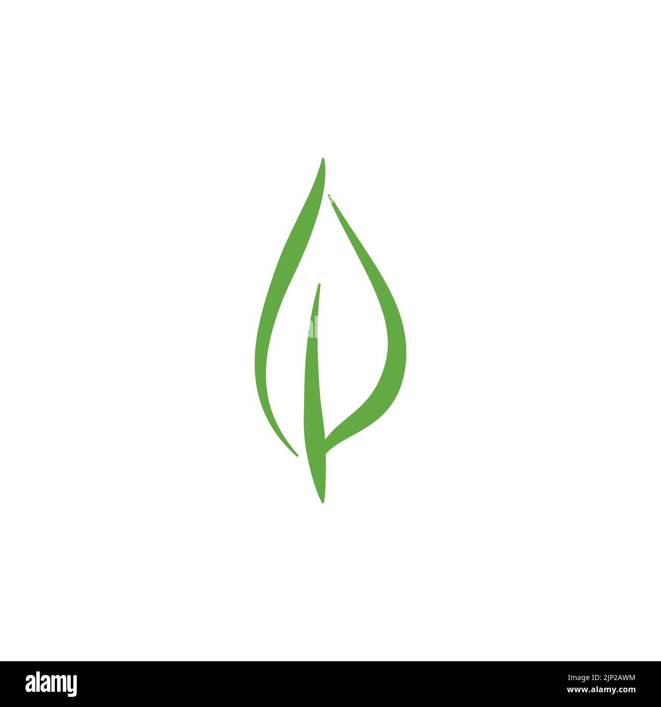 Green leaf ecology nature element vector icon, Leaf Icon, green leaf ...
