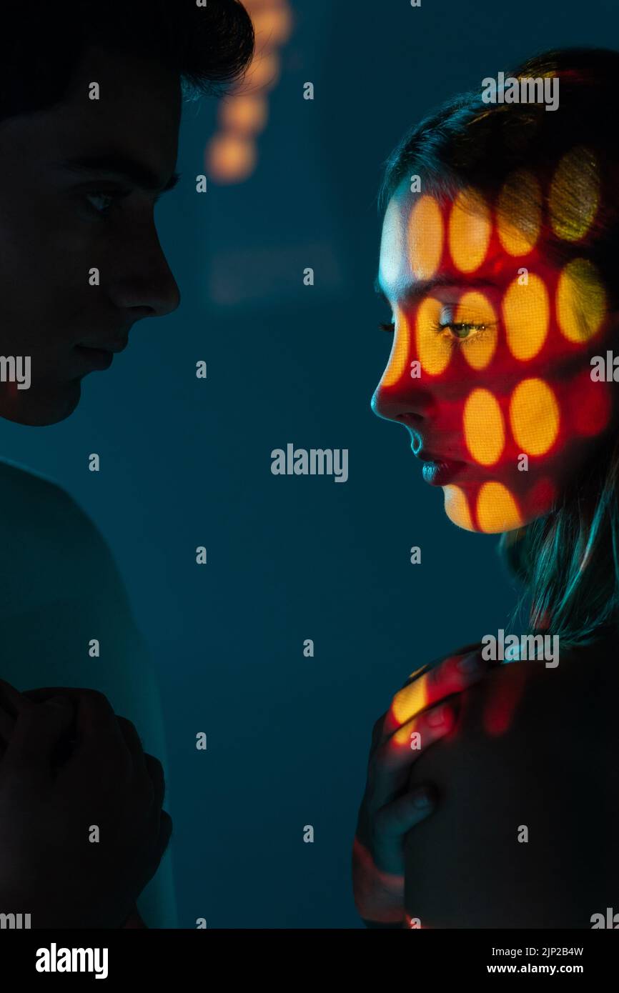 couple, art, light display , dreamer, pairs, arts, light display s ...