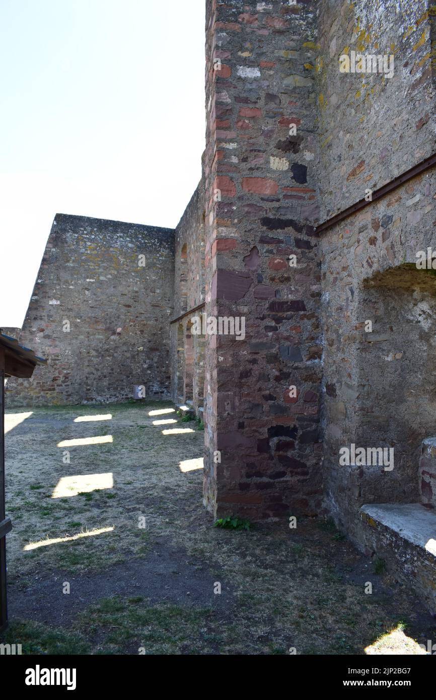 castle ruin in Ulmen Stock Photo - Alamy