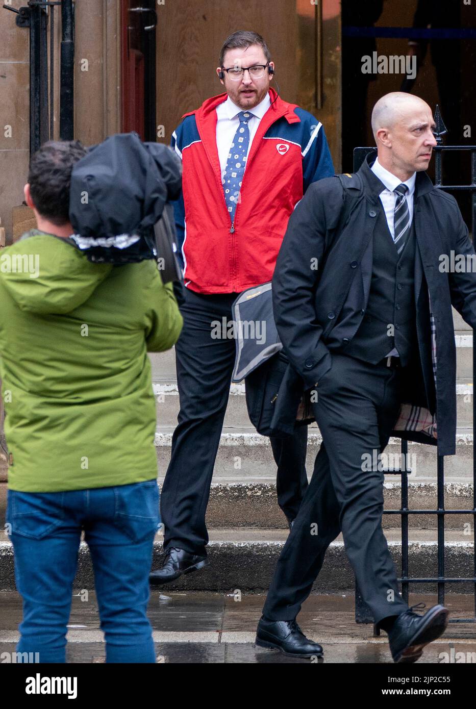 Witness, night hotel manager Darren Robinson outside Paisley Sheriff ...