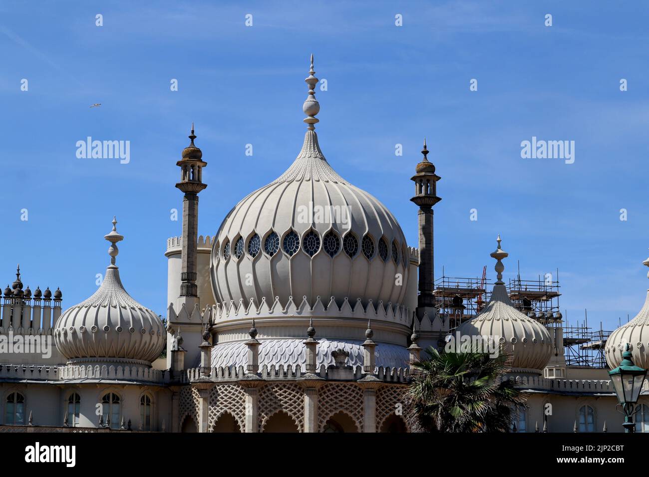 The Brighton Palace with blue sky background Stock Photo - Alamy