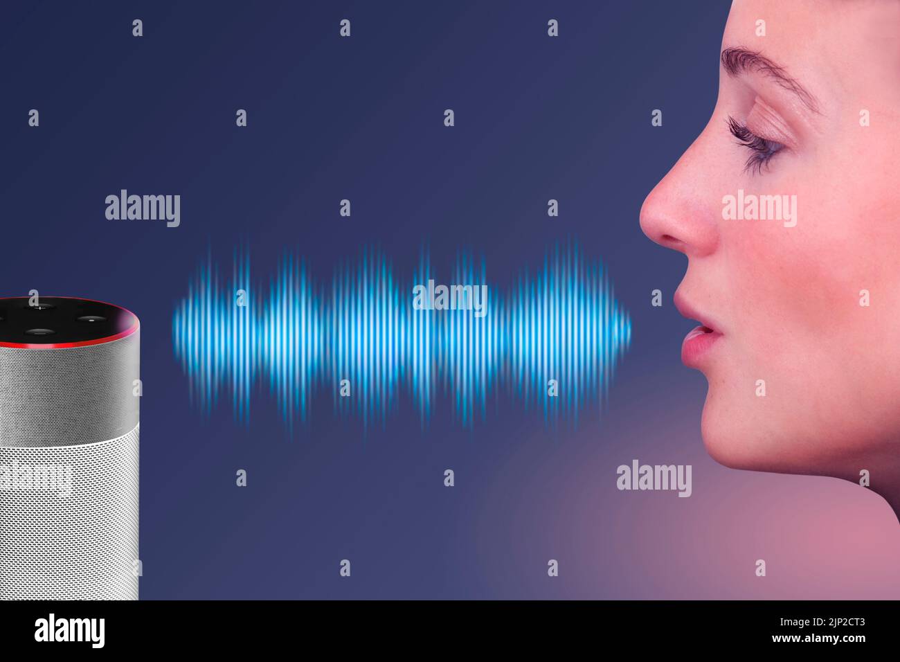 digital assistant, sprachassistent, alexa, hineinsprechen ...