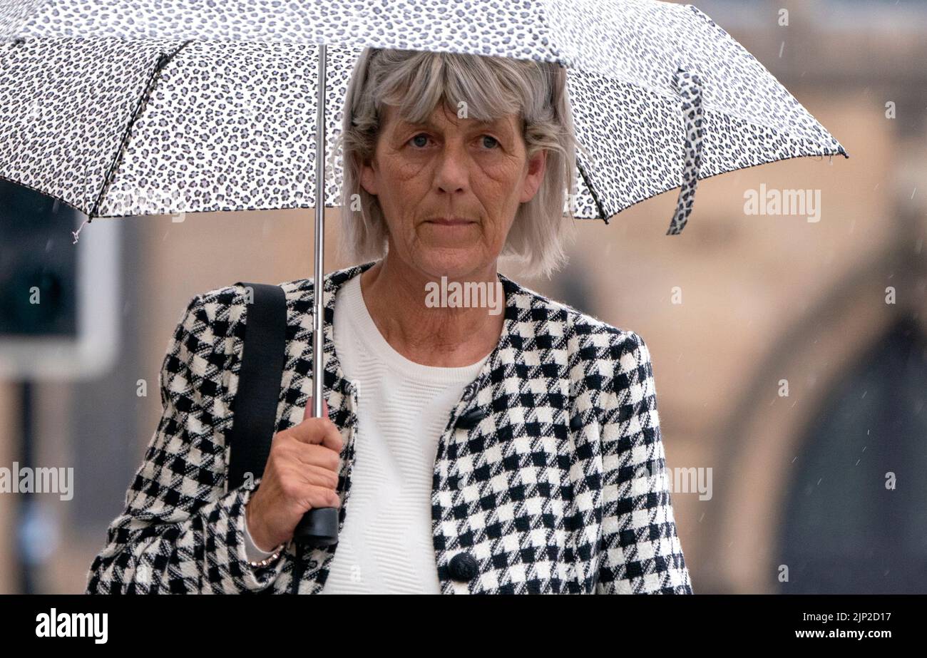 Jane Midgley, mother of victim Simon Midgley, arrives for the fatal ...