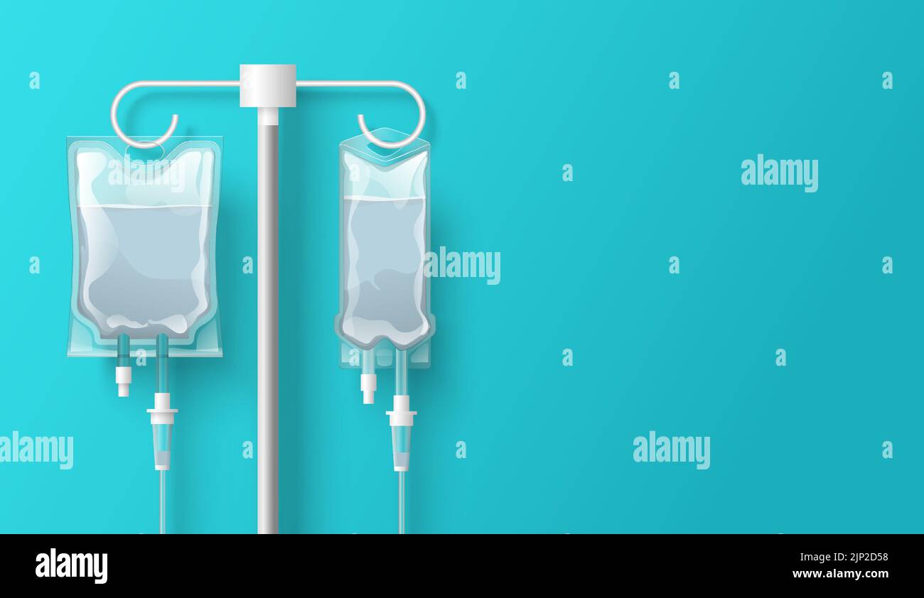 Medical dropper system with bag on tube vector Stock Vector Image & Art ...