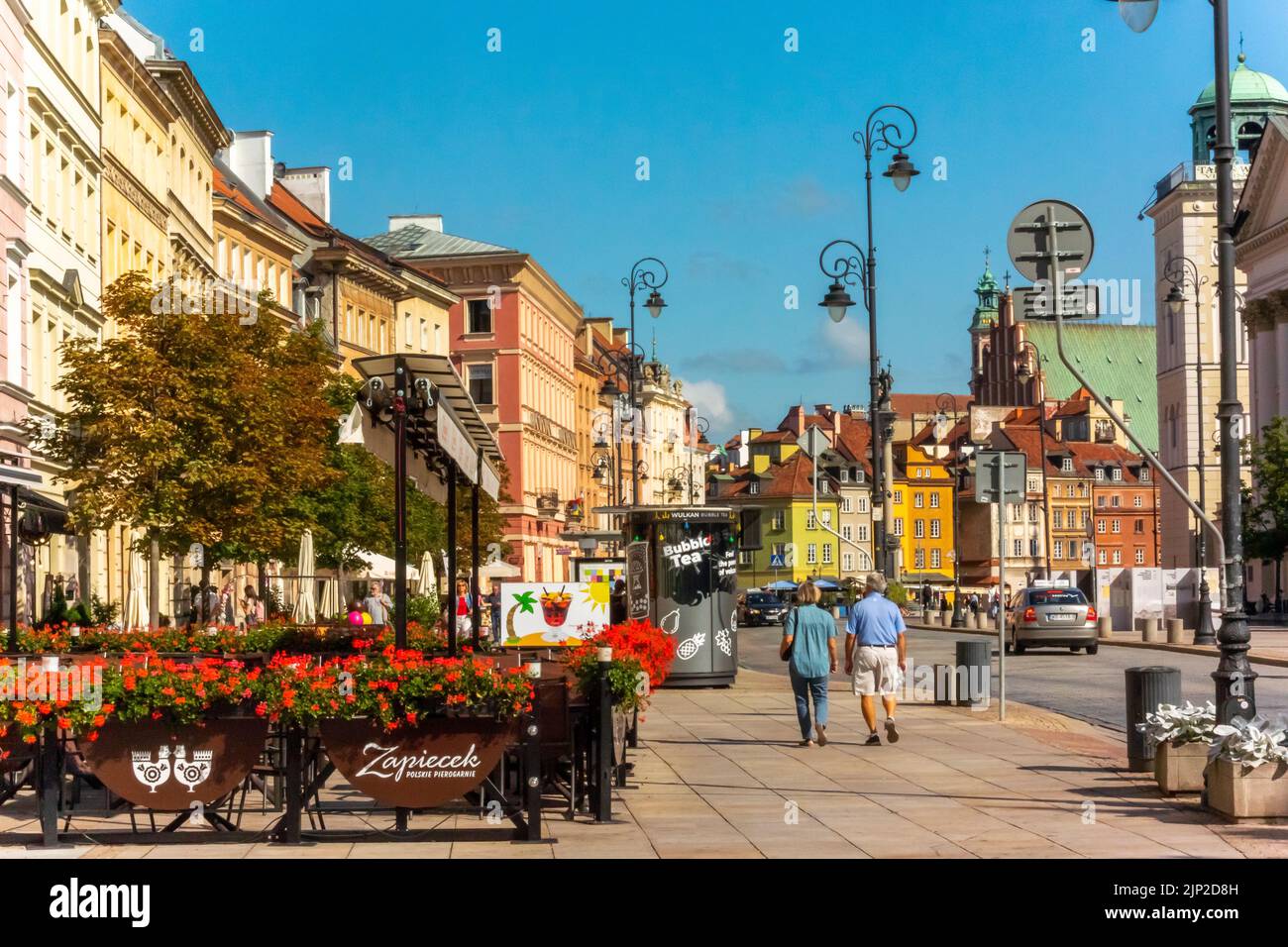 Warsaw, Poland, Street Scenes, Old Town Center, Historic Architecture ...