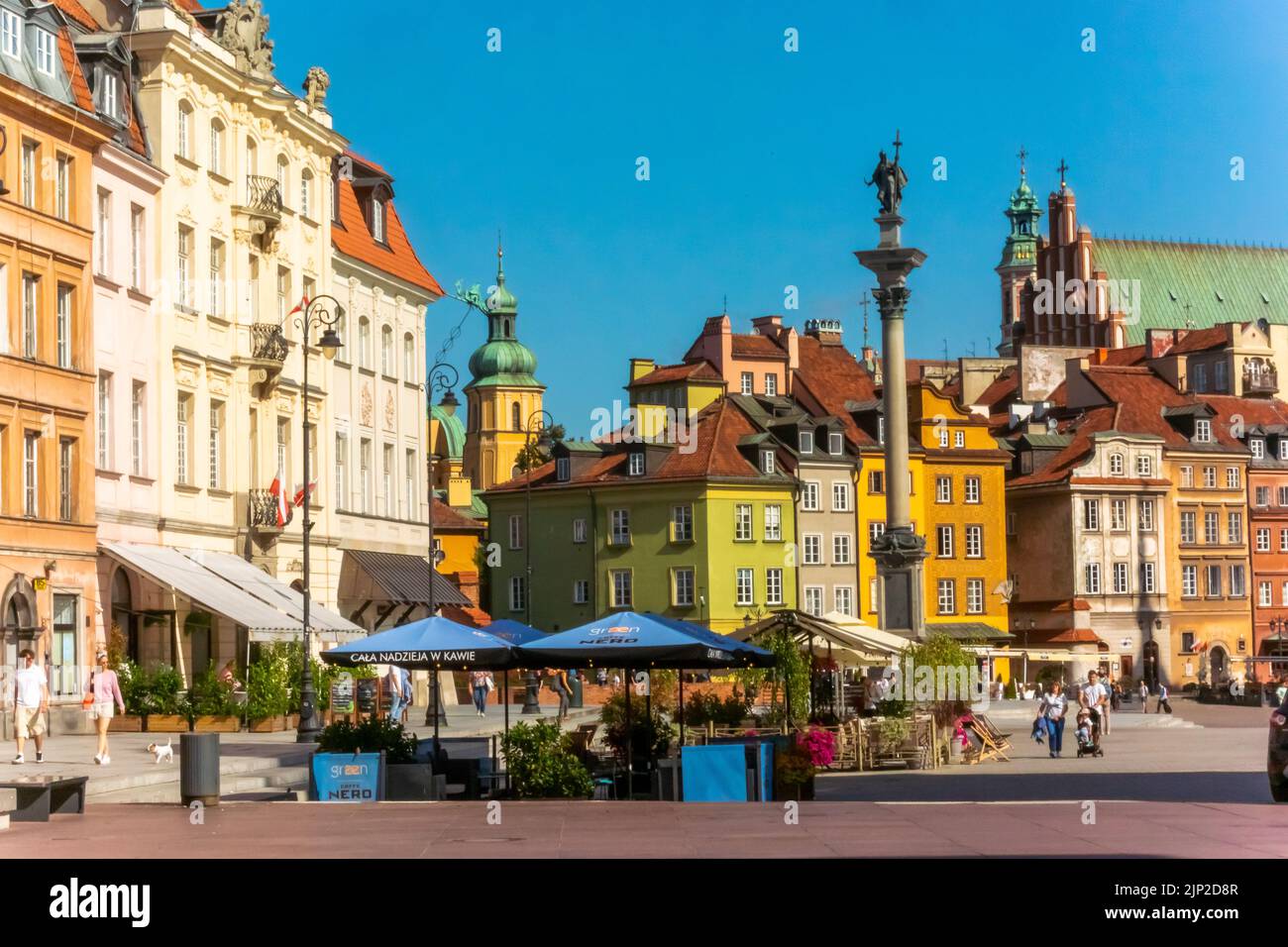 Warsaw, Poland, Street Scenes, Old Town Center, Historic Architecture ...