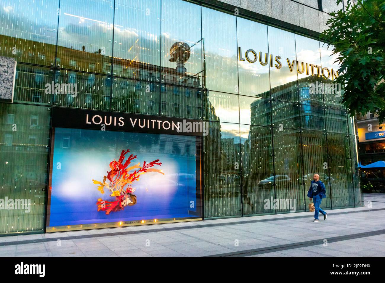 Warsaw, Poland, Man Walking, Louis Vuitton, LVMH, Luxury CLothing ...