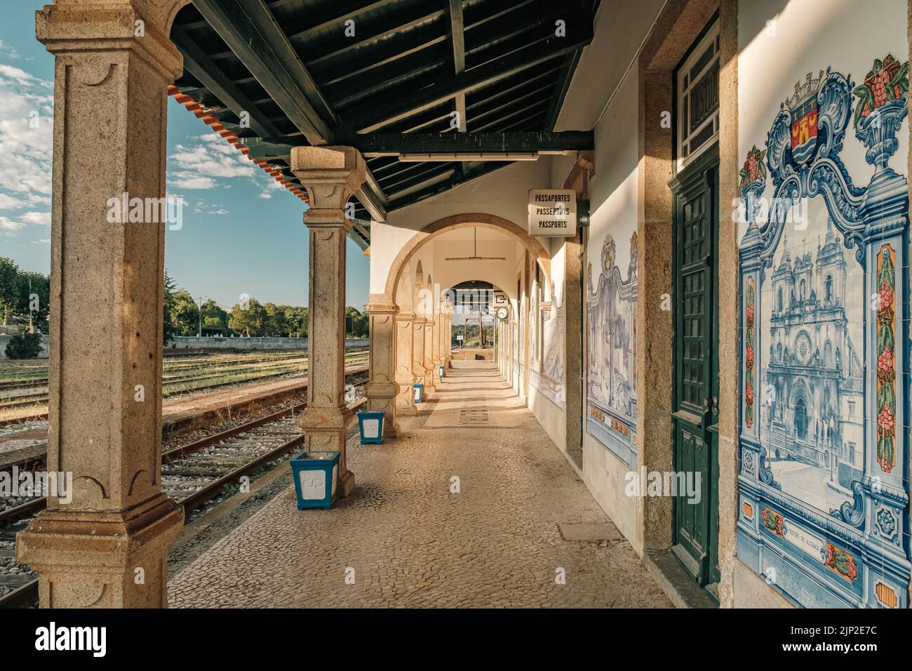 Beira old train station hi-res stock photography and images - Alamy