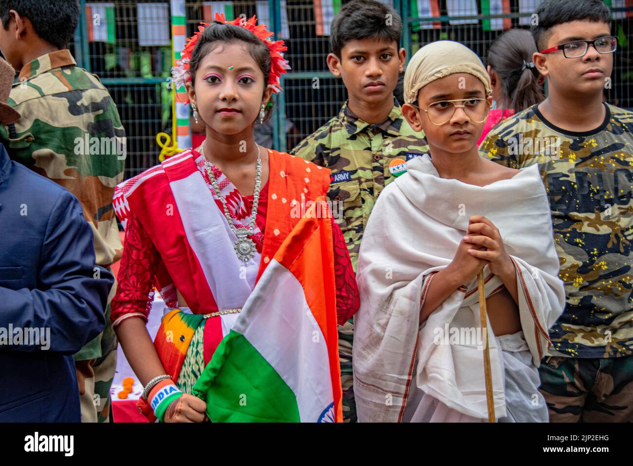 Kolkata West Bengal India 15th Aug 2022 Independence Day Is A Day To Pay Tribute And