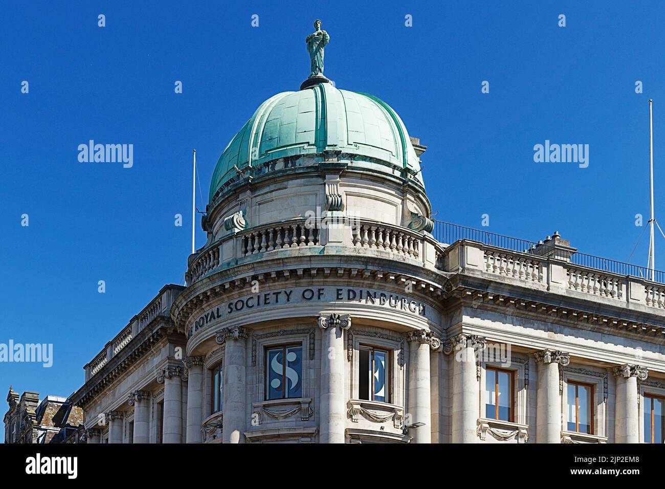EDINBURGH CITY SCOTLAND THE DOME OF THE ROYAL SOCIETY OF EDINBURGH ...