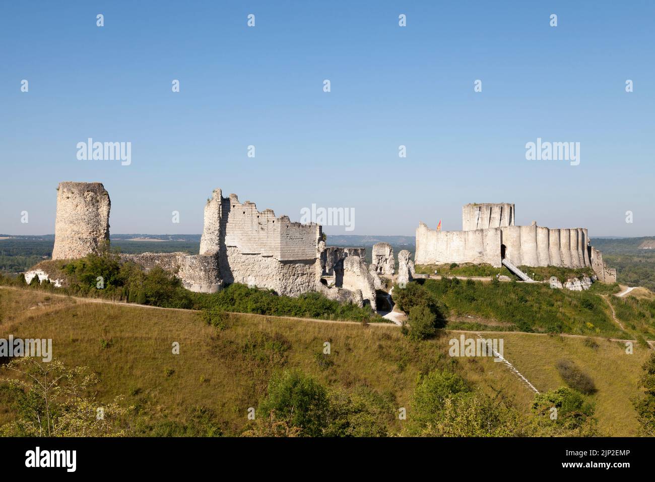 The Château-Gaillard is an old fortified castle built at the end of the ...