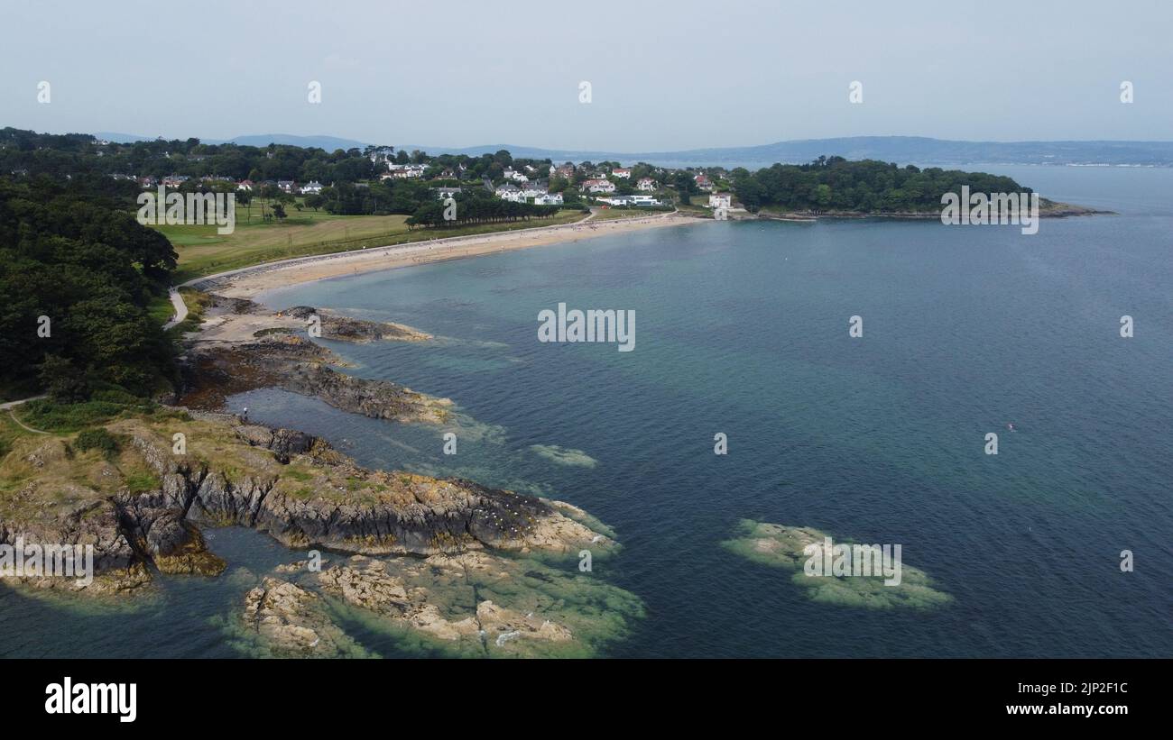 Helens bay near Belfast as seen from the air Stock Photo - Alamy