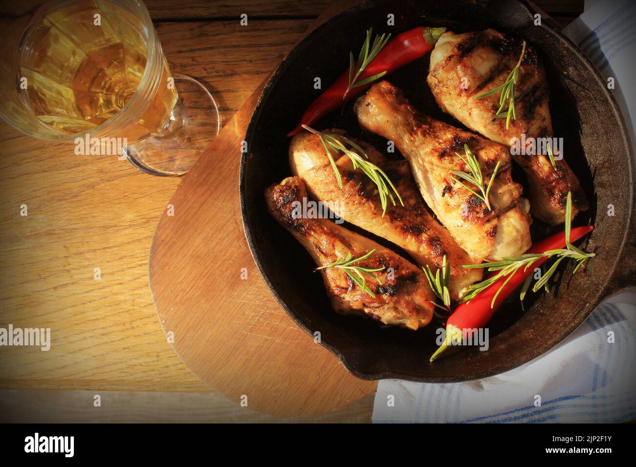 dinner, chicken wings, dinners, chicken wing Stock Photo - Alamy