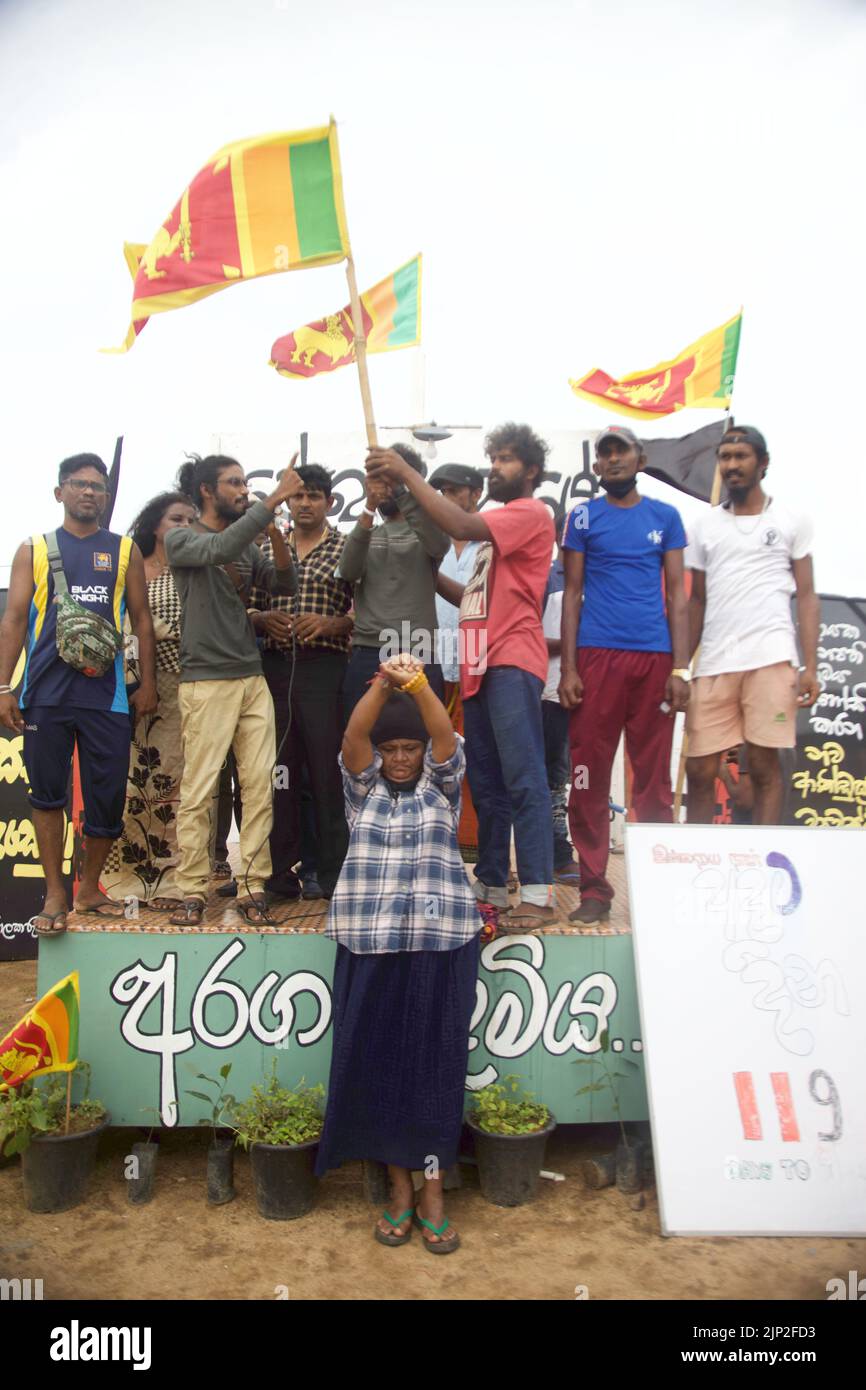 2022 aragalaya protests hi-res stock photography and images - Alamy