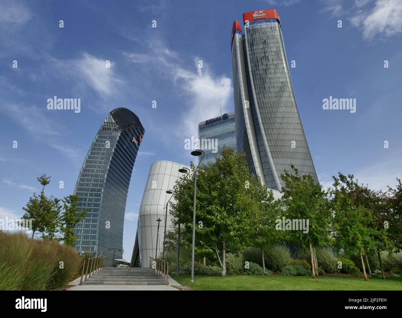 -Photo in new area "City Life" complex in 3 Torri Milan place, Hadid ...