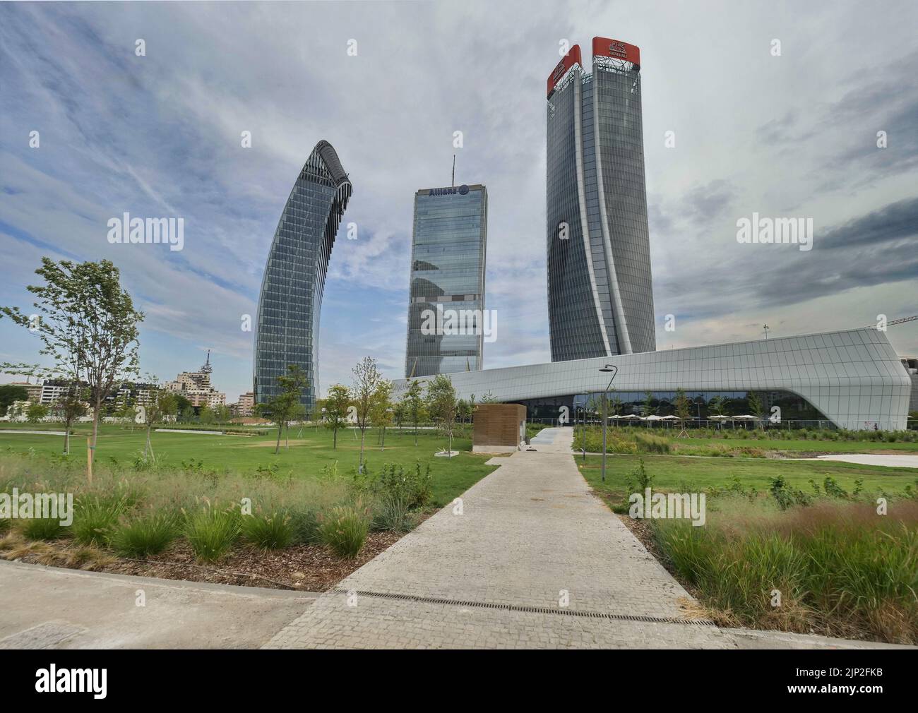 -Photo in new area "City Life" complex in 3 Torri Milan place, Hadid ...