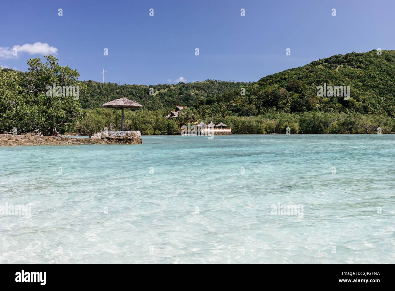 The beautiful white beach during summer in Romblon, Philippines Stock ...