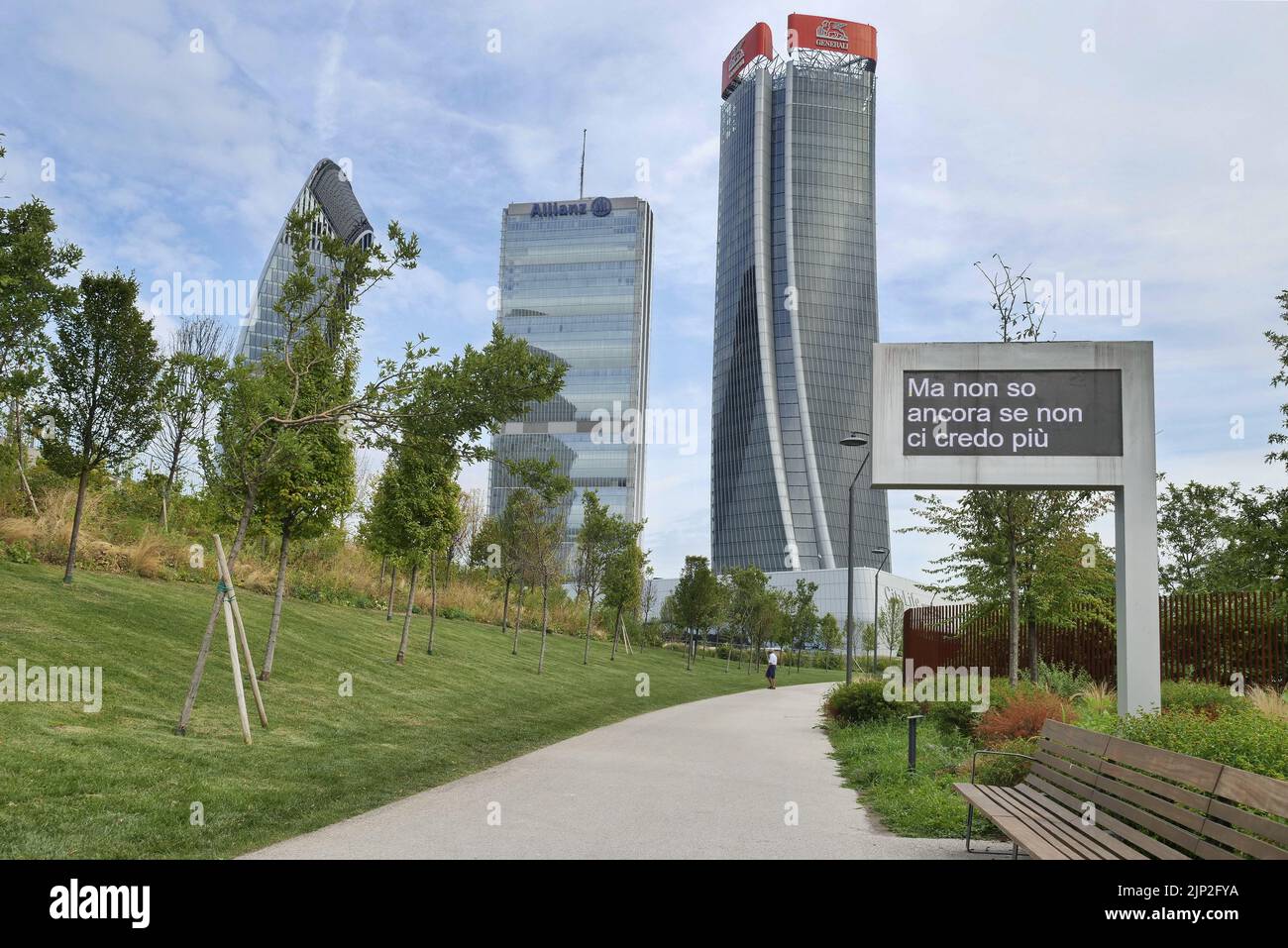 -Photo in new area "City Life" complex in 3 Torri Milan place, Hadid ...