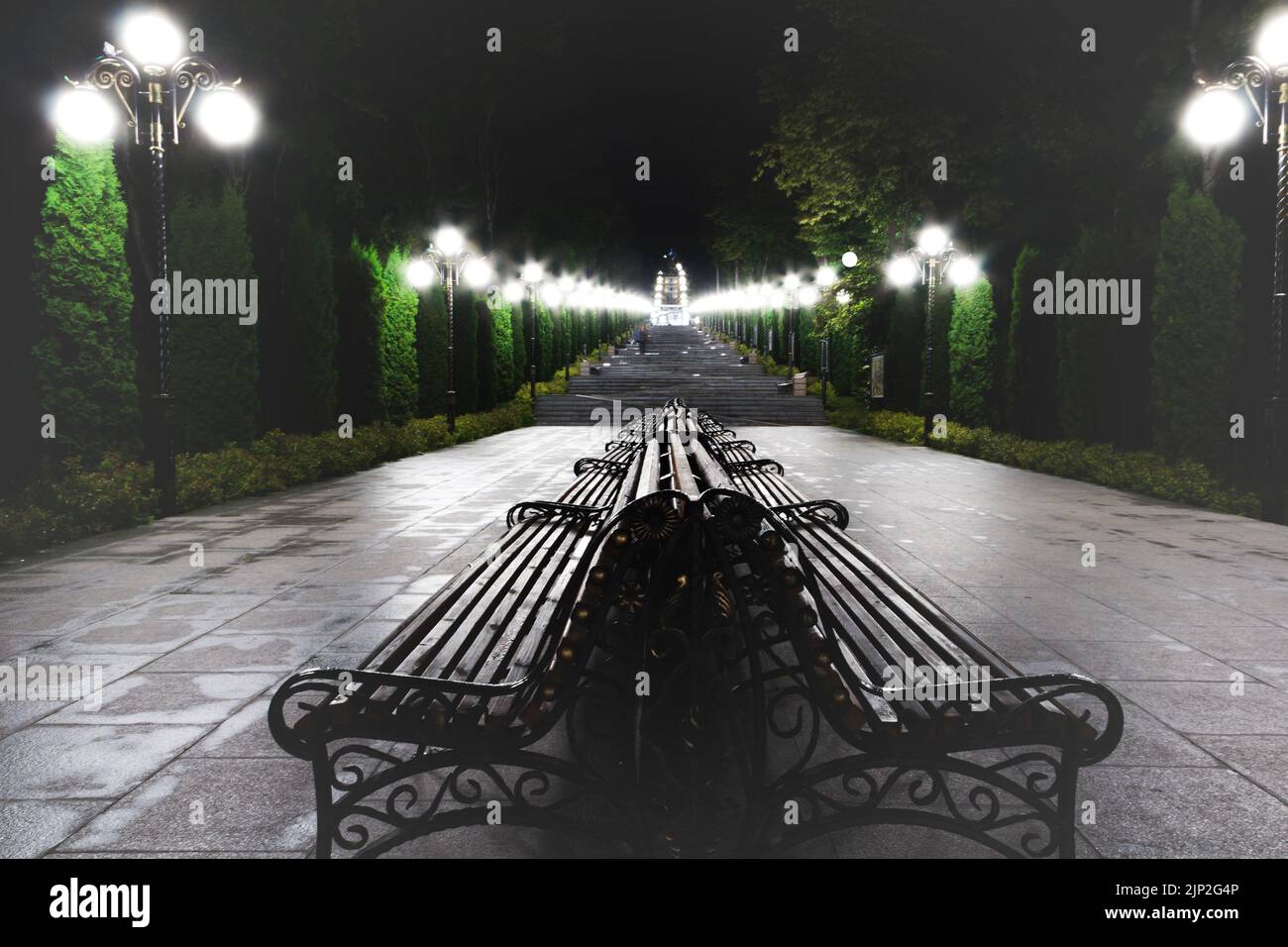 Cascading stairs hi-res stock photography and images - Alamy