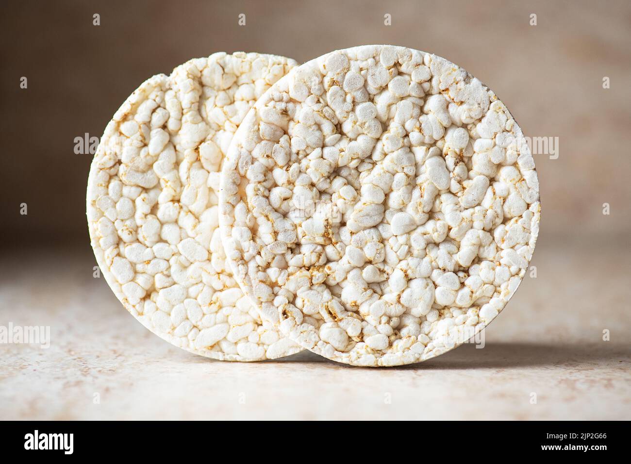 Crispy rice crackers close up Stock Photo - Alamy