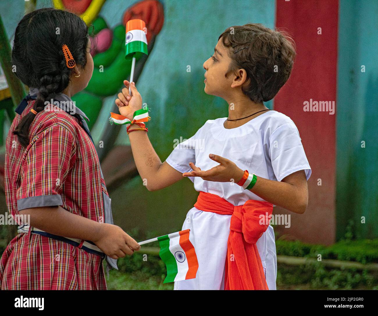 Kolkata West Bengal India 15th Aug 2022 Independence Day Is A Day To Pay Tribute And