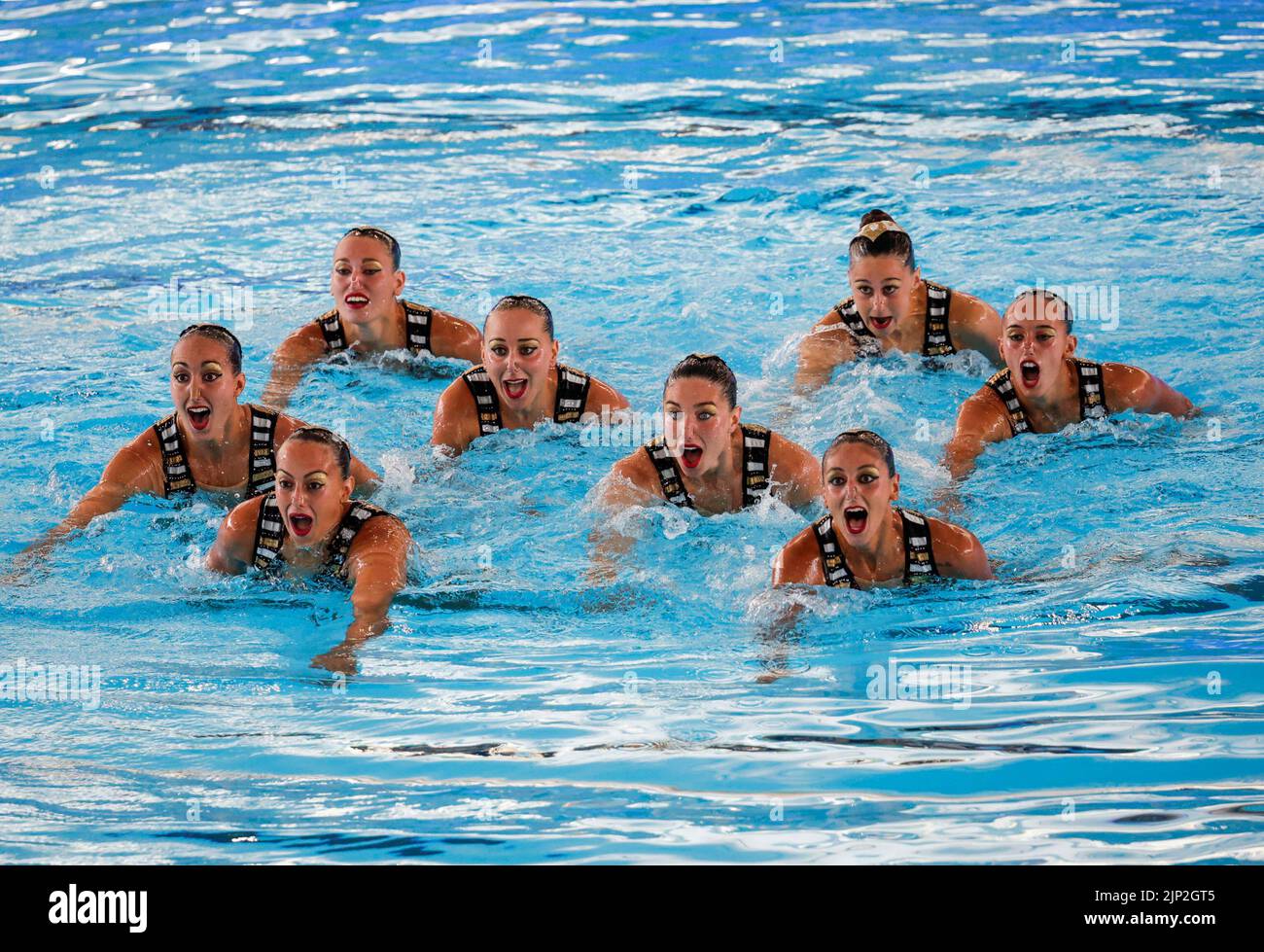 August 15, 2022, Roma, Italia: Team of Italy performs during Women's ...