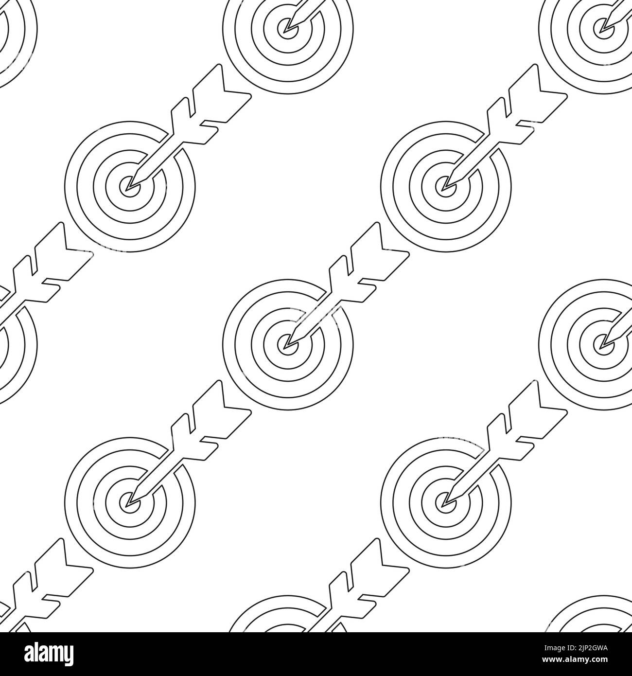 Dart target seamless background for your design Stock Vector Image ...