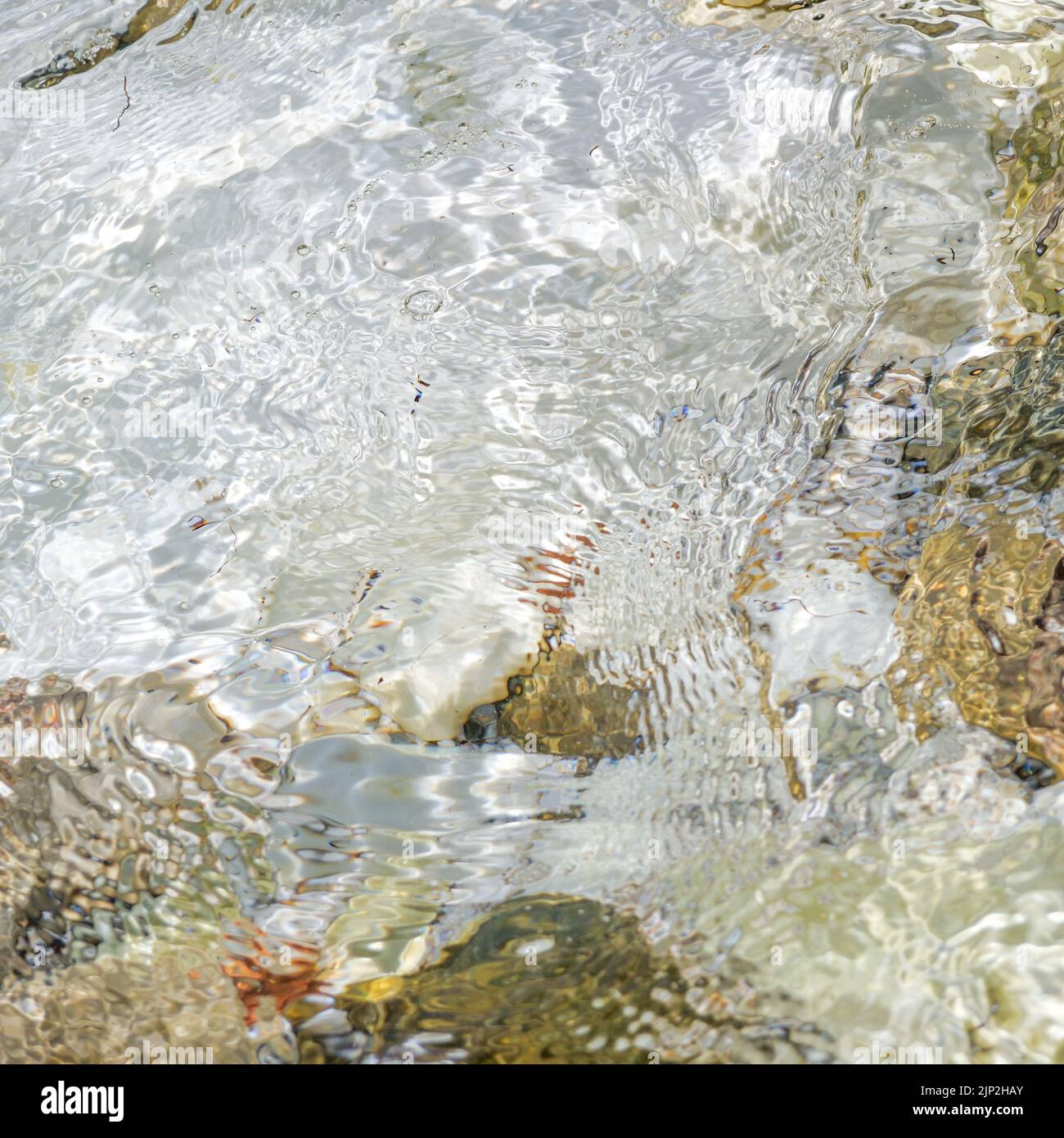 Moving water over marble pebble beach, Thassos, Macedonia, North ...