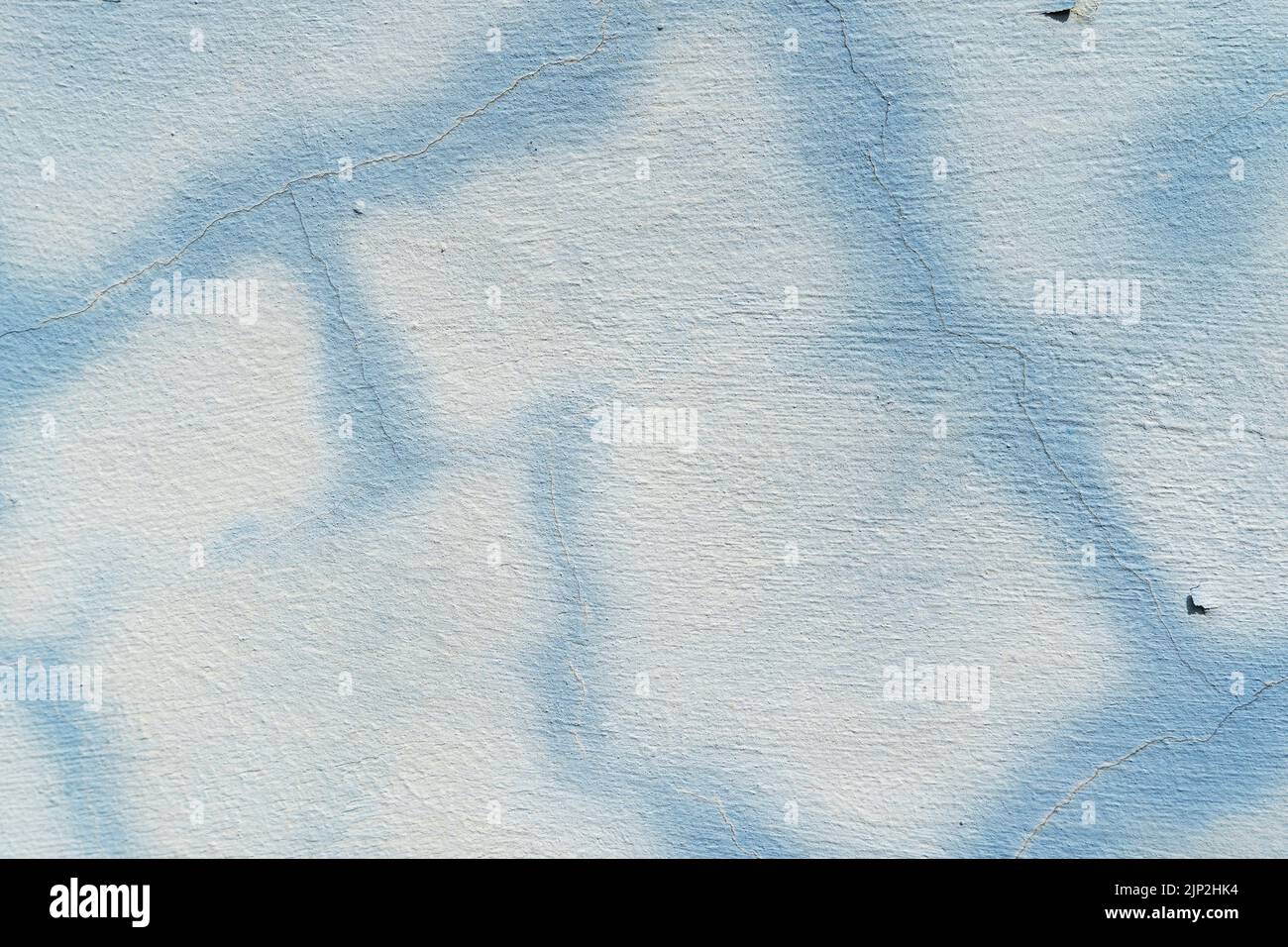 textured plaster background in light blue tones. of the old wall Stock ...