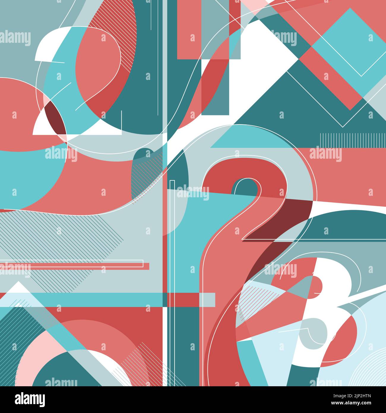 Abstract geometric 2023 year background Stock Vector Image & Art - Alamy