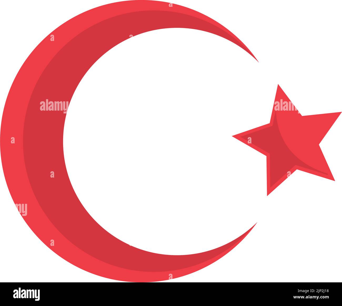moon and star turkey flag Stock Vector Image & Art - Alamy