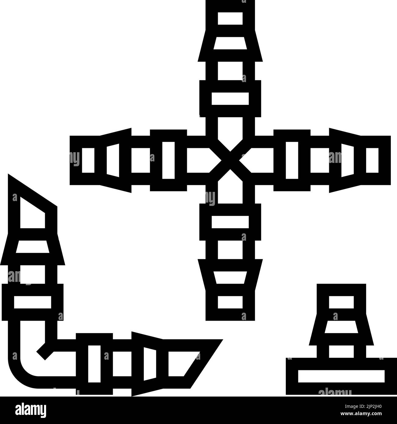 Soil pipe fittings Stock Vector Images - Alamy