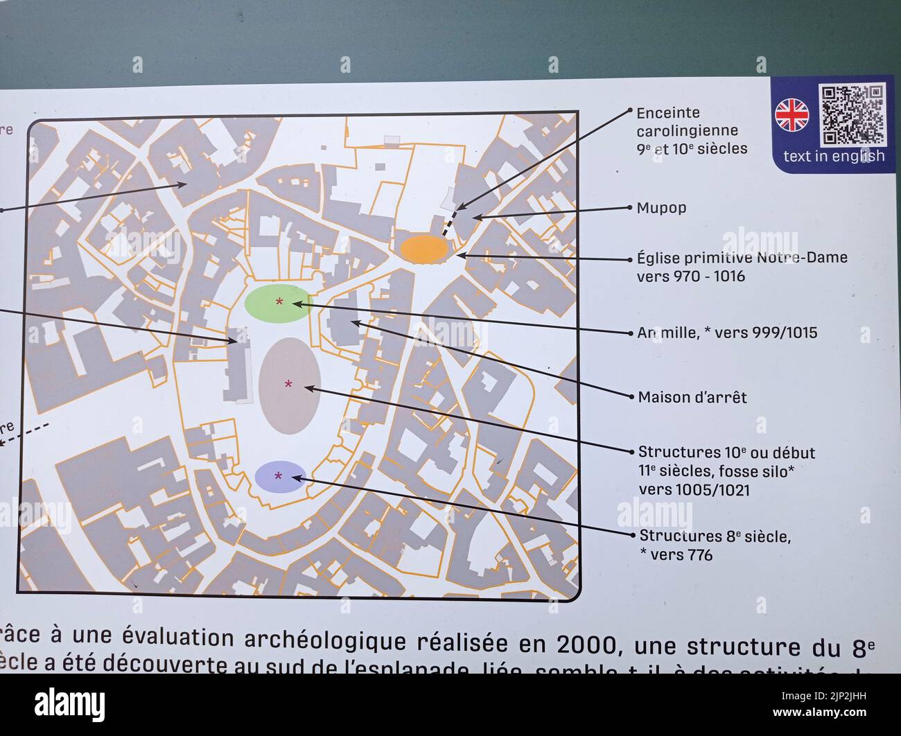 La Ville de Montluçon, plan du X et XI e siècles, L' Allier, France ...