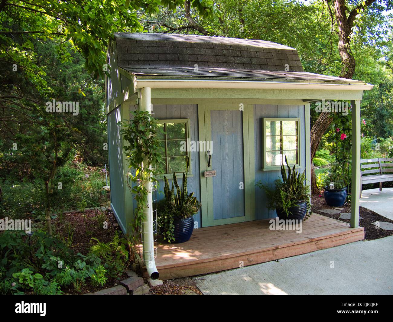 Small light purple shed in Bucyrus Kansas - Surrounded by beautiful ...